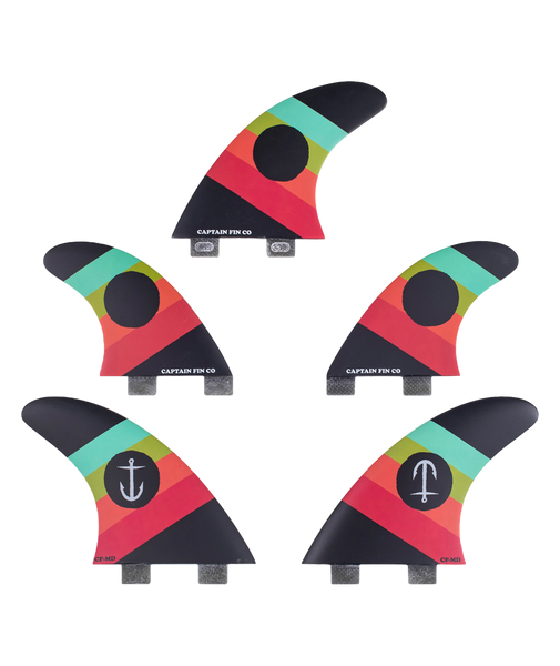 Captain Fin CF Series 5 Fin - Twin Tab – Exit Surf | The Surfers Store